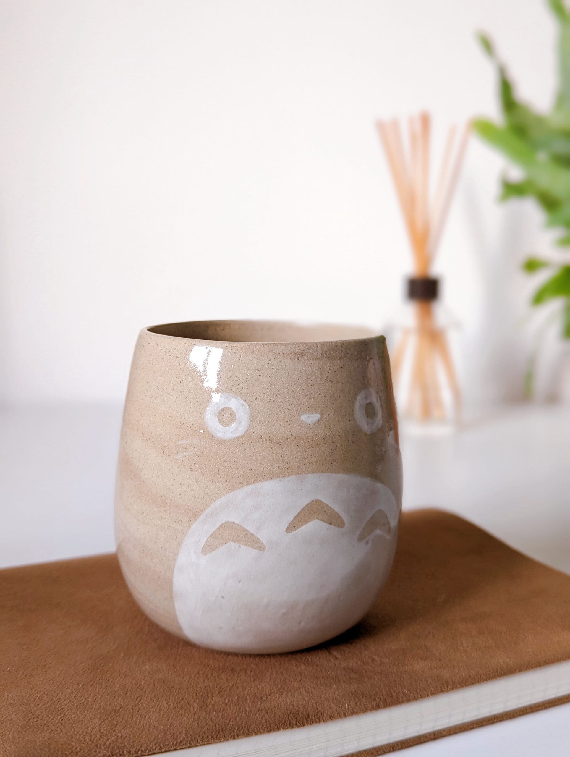 Totoro Studio Ghibli Stoneware Ceramic Cup, Tumbler, Mug, Plant Pot - Etsy