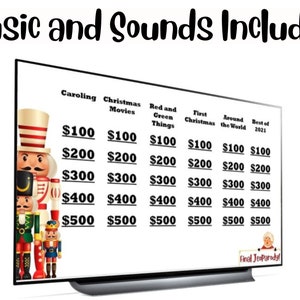 Christmas Jeoparody Digital Game | Christmas Family Game | Christmas ...