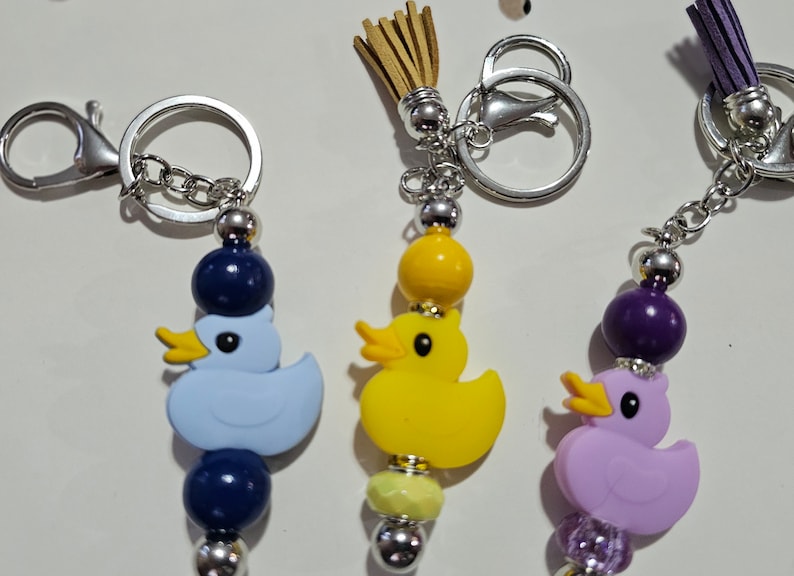 Duck Keychain - Etsy