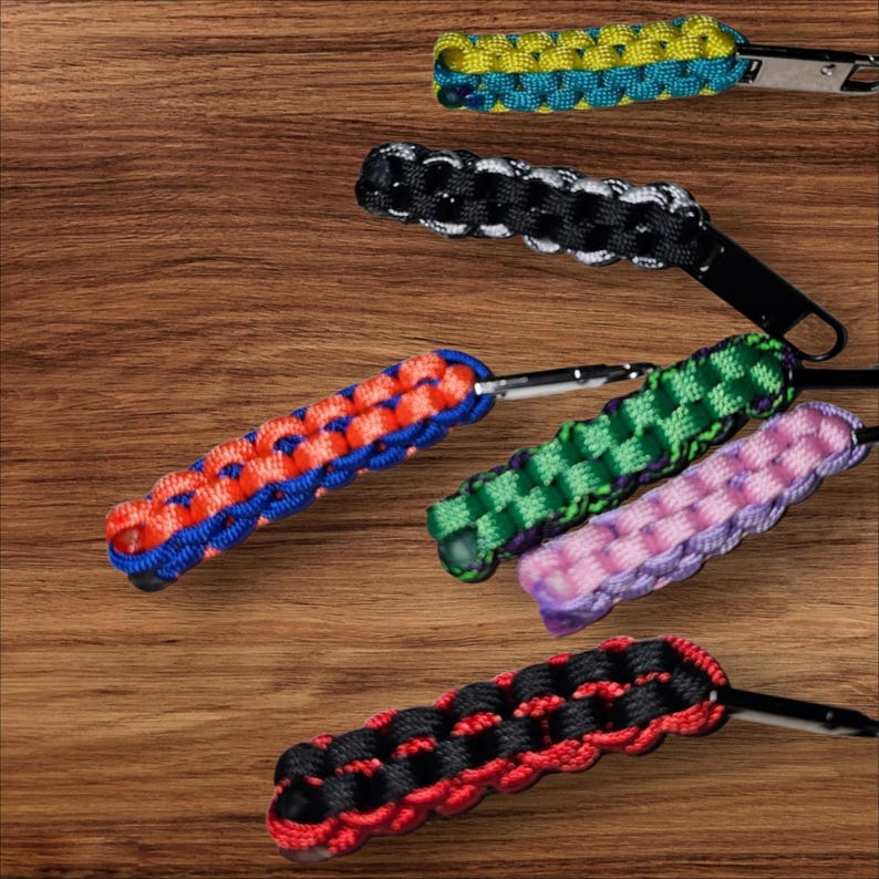 Paracord Zipper Pulls - Etsy