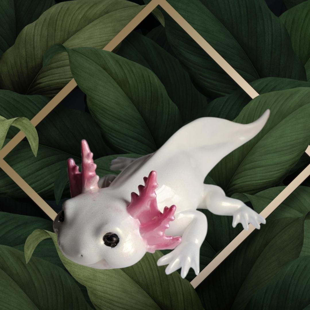 Resin Axolotl Figurine - Etsy