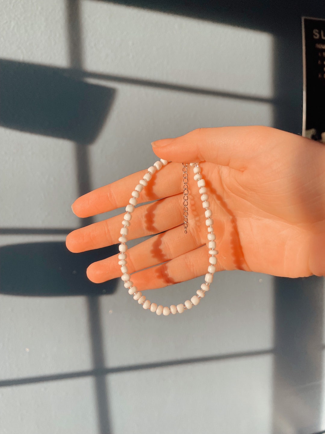 Seashell Island Seed Bead Anklet - Etsy