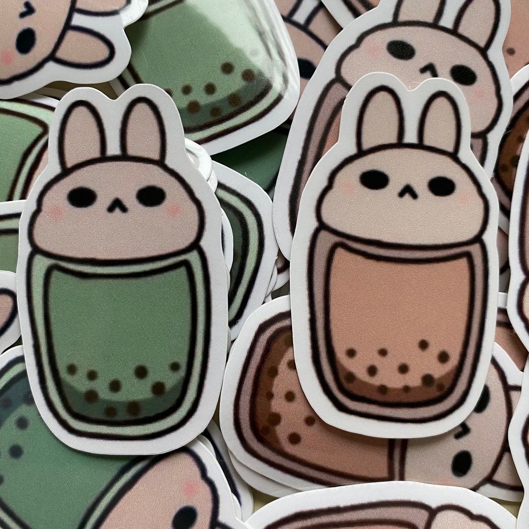 Boba Sticker / Milk Tea Sticker / Milk Tea Boba Sticker / Matcha ...