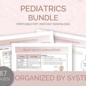 Pediatrics Study Guide Bundle Nursing Student Notes 87 - Etsy
