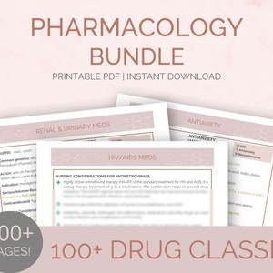 Whole Shop Bundle Nursing Notes Study Guides | Med Surg Bundle, DVT ...