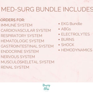 Pharmacology and Med Surg Bundle Study Guide | Ecgs Ekgs | Shock | 100 ...