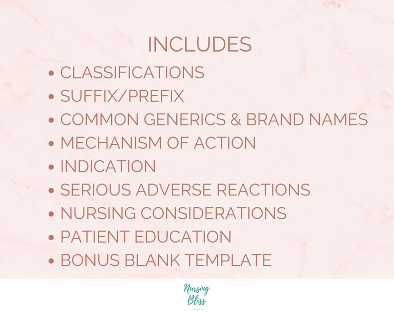 Nursing Pharmacology Antibiotics Bundle | Immune System Study Guide | 7 ...