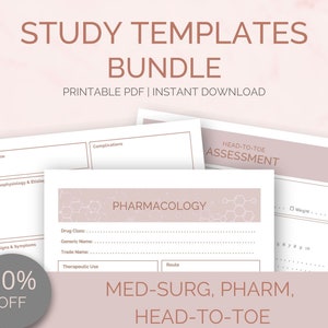 Whole Shop Bundle Nursing Notes Study Guides | Med Surg Bundle, DVT ...