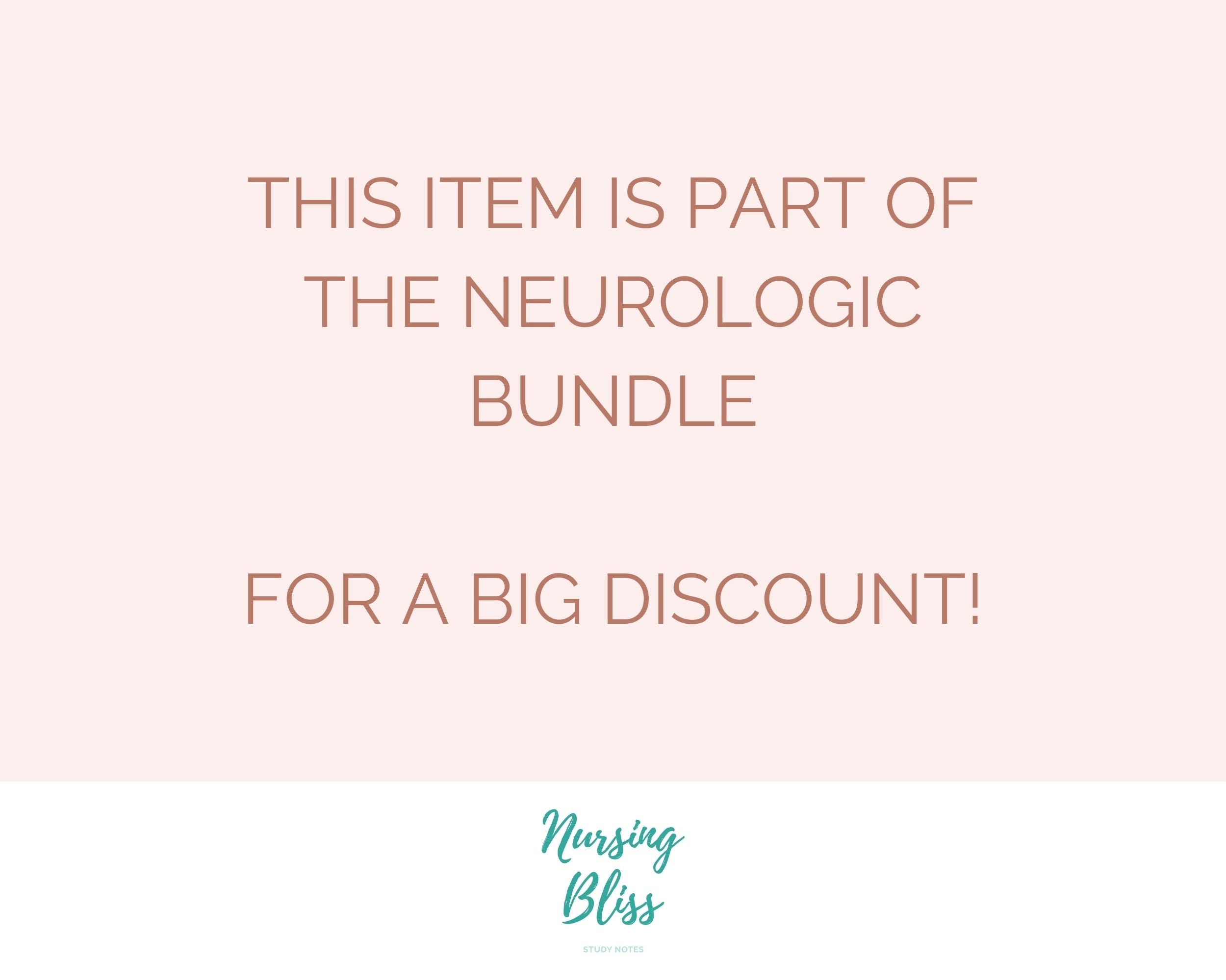 Multiple Sclerosis | MS | Nursing Study Notes | Student Study Guide | 3 ...