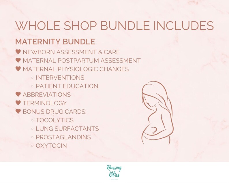 WHOLE SHOP Bundle Nursing Notes Study Guides Med Surg - Etsy