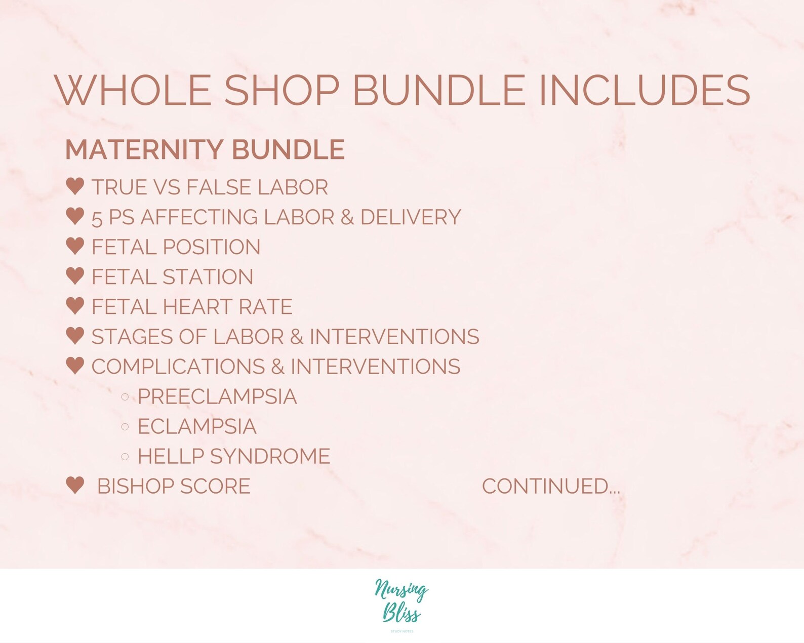 WHOLE SHOP Bundle Nursing Notes Study Guides Med Surg - Etsy