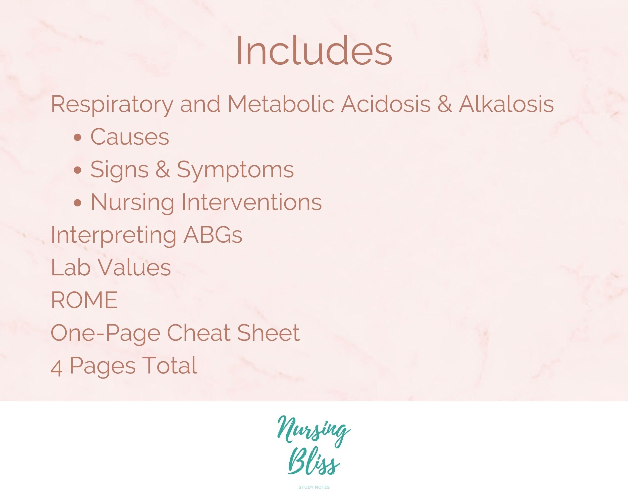 Abgs Arterial Blood Gases Acid-base Balance Study Guide How to ... Abgs Arterial Blood Gases Acid-base Balance Study Guide How to ...
