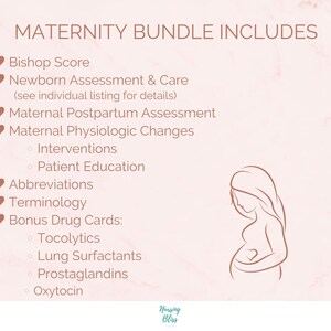 OB & Maternity Nursing Study Guide | Nursing Notes | 56 Pages ...