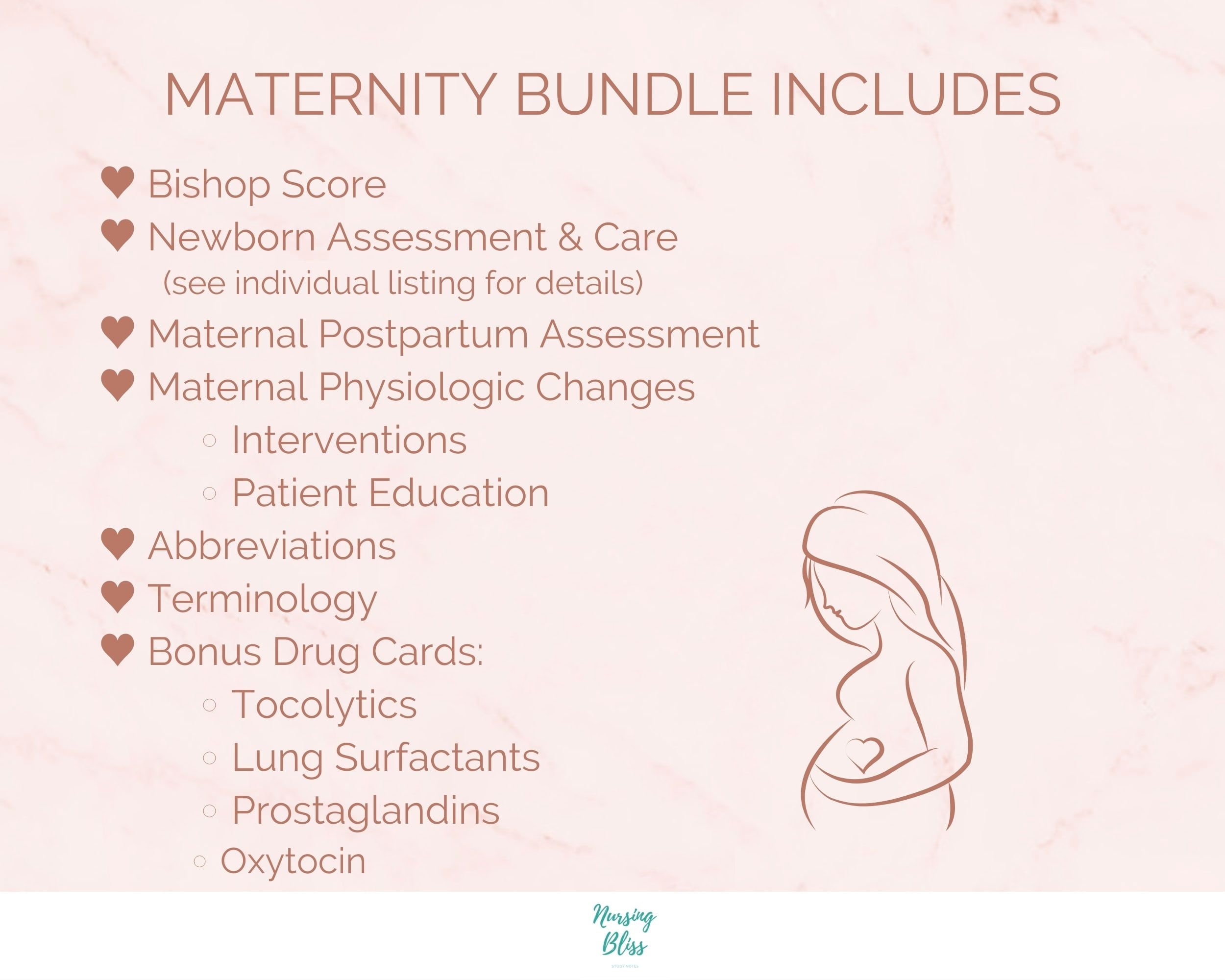 OB Maternity Nursing Study Guide, Nursing Notes, 56 Pages | Includes ...