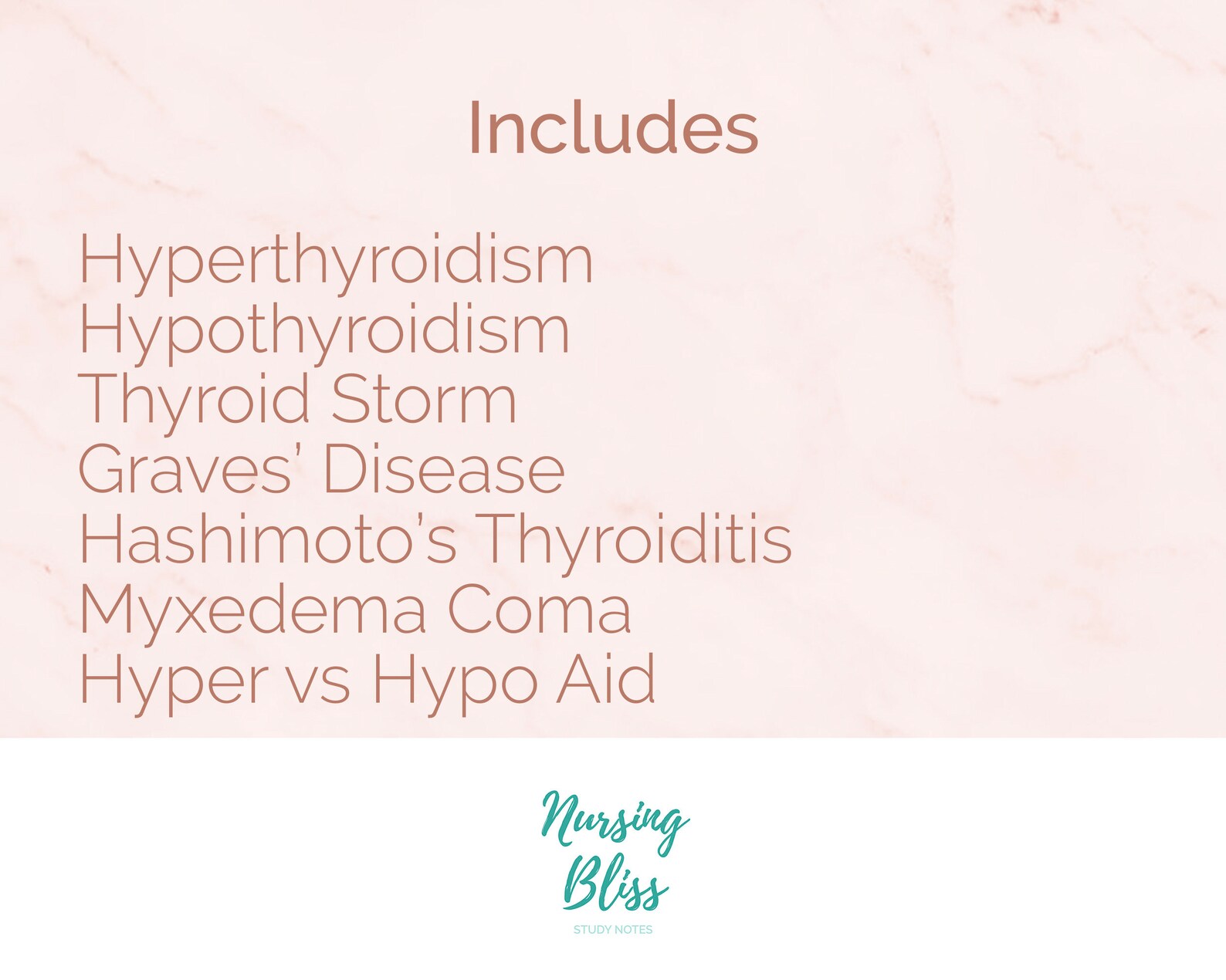 Endocrine Bundle Nursing Notes Student Study Guides | Etsy