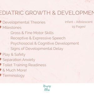 Pediatric Growth & Development Study Guide: Milestones, Motor Skills ...
