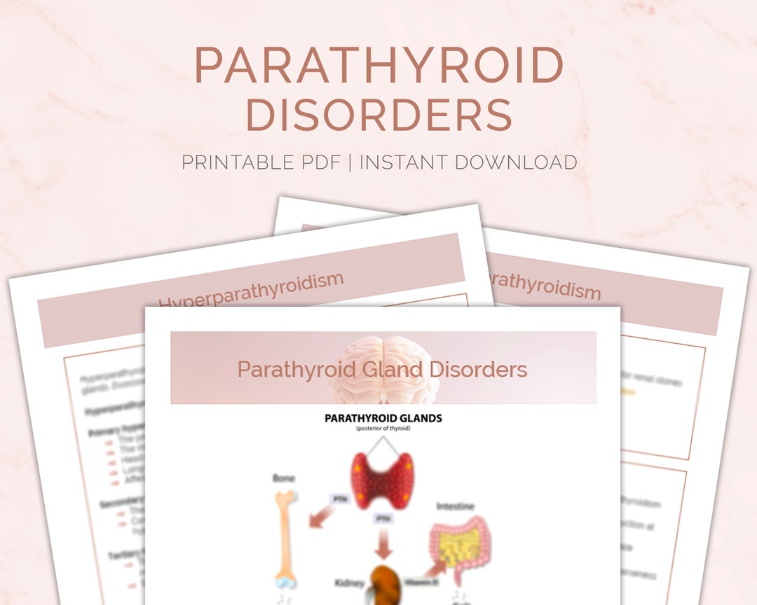 Parathyroid Gland Disorders Study Guide | Nursing Notes | Hyper and ...