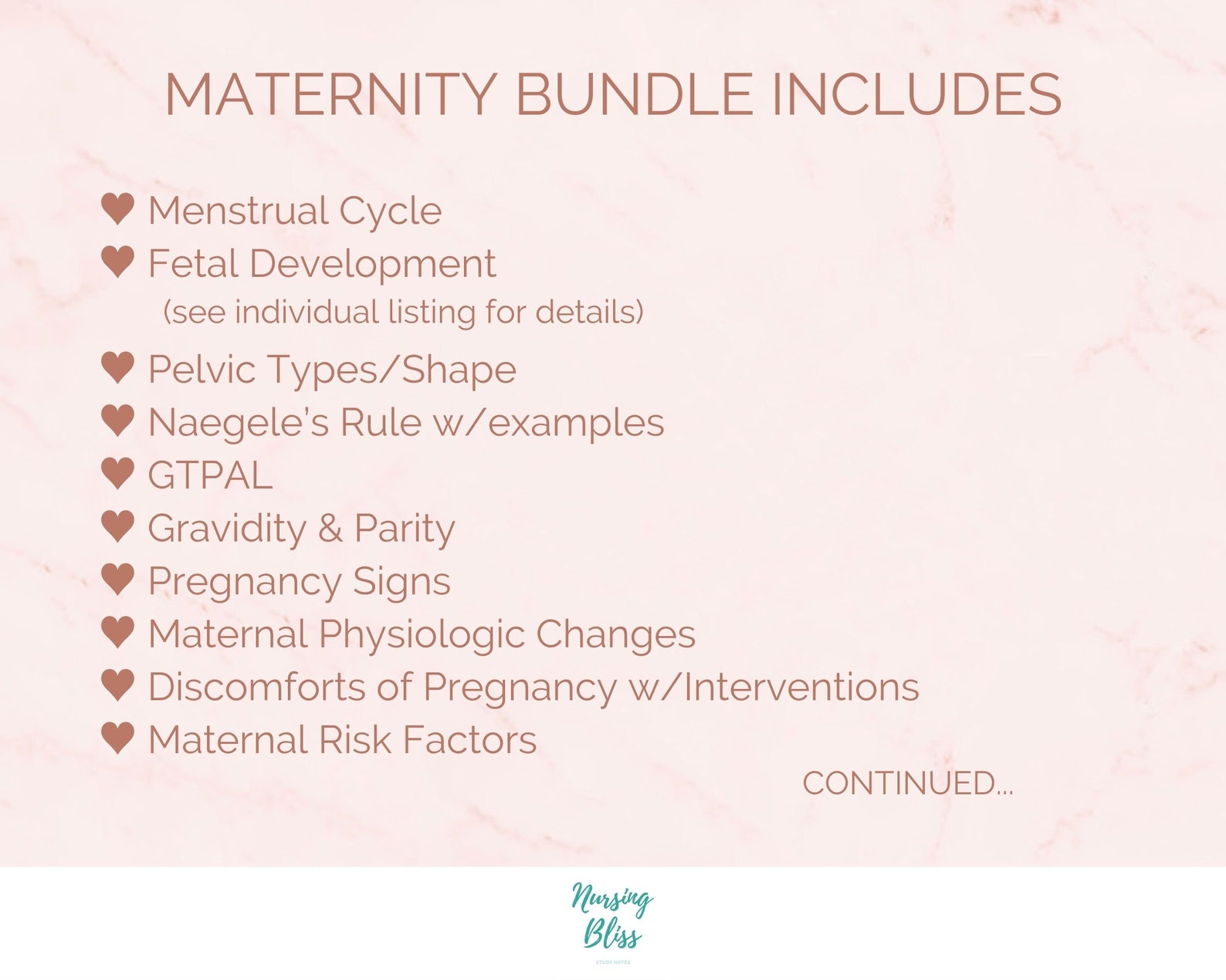 OB Maternity Nursing Study Guide, Nursing Notes, 56 Pages | Includes ...