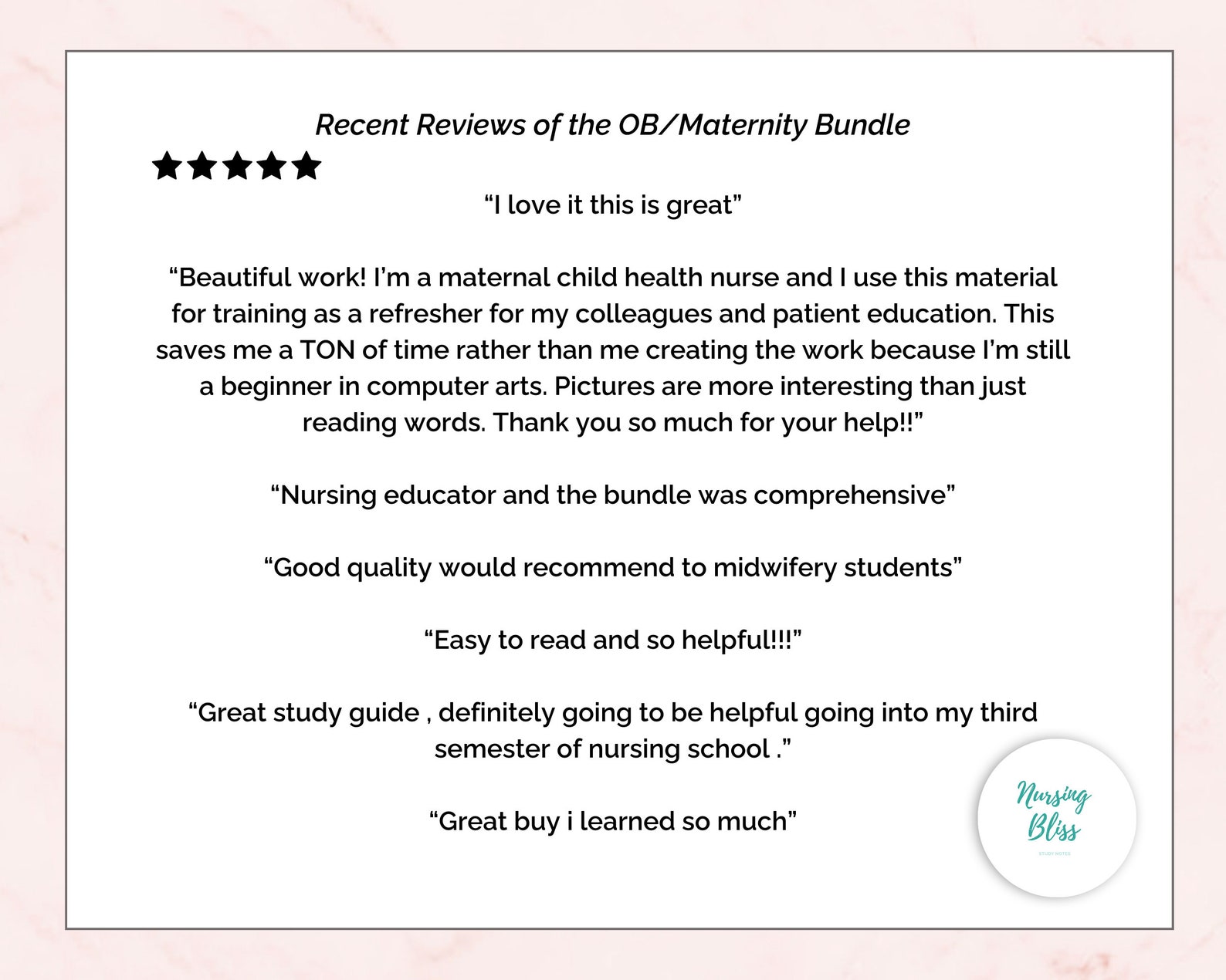 OB Maternity Nursing Study Guide, Nursing Notes, 56 Pages | Includes ...