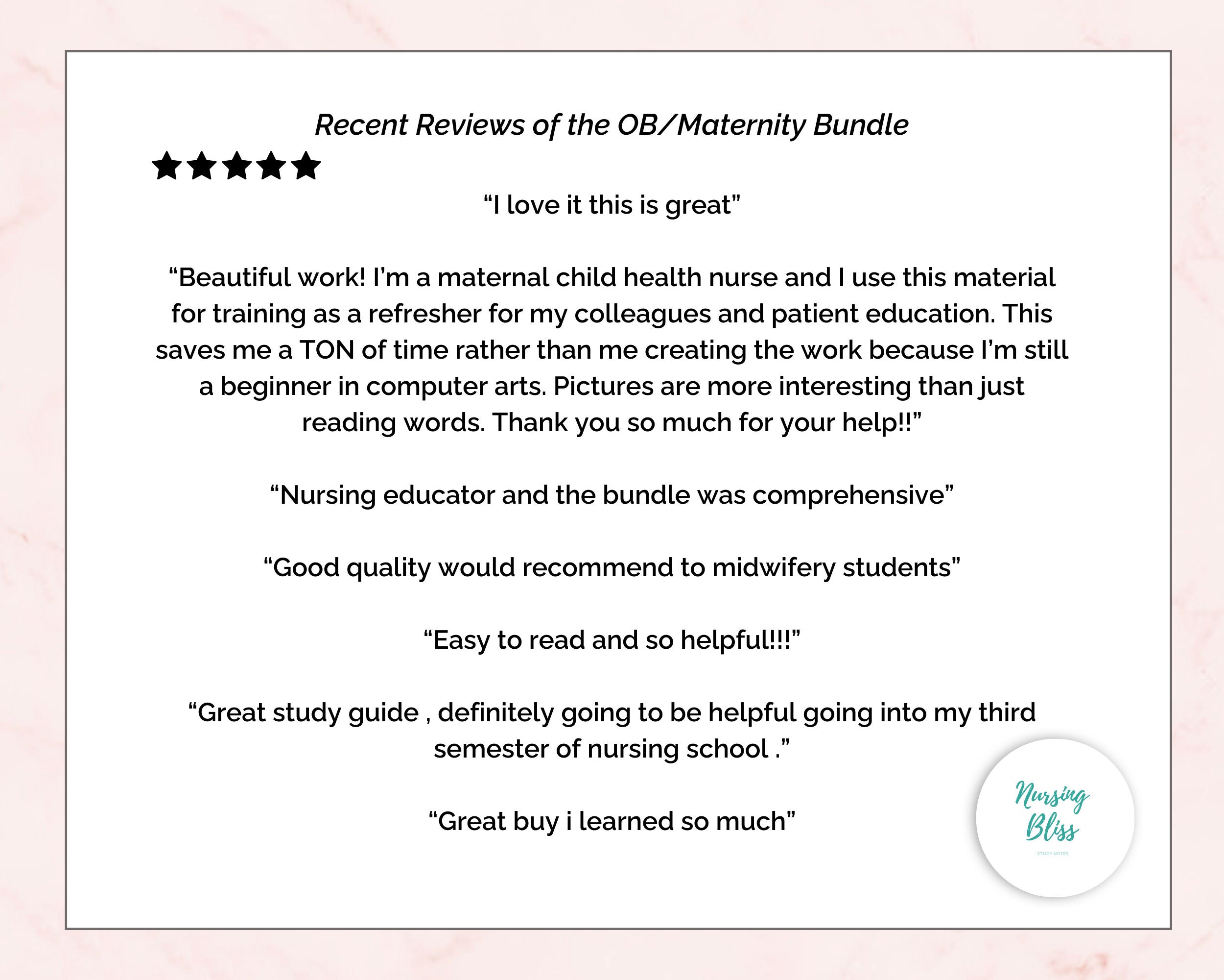 OB Maternity Nursing Study Guide, Nursing Notes, 56 Pages | Includes ...