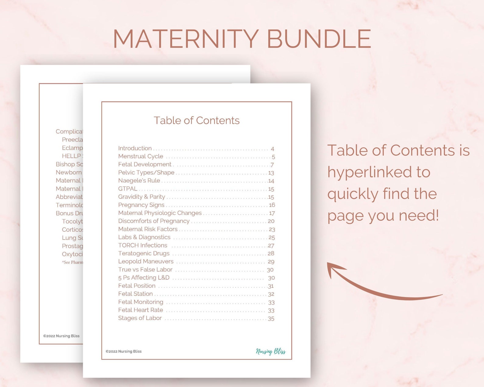 OB Maternity Nursing Study Guide, Nursing Notes, 56 Pages | Includes ...