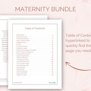 OB & Maternity Nursing Study Guide | Nursing Notes | 56 Pages ...