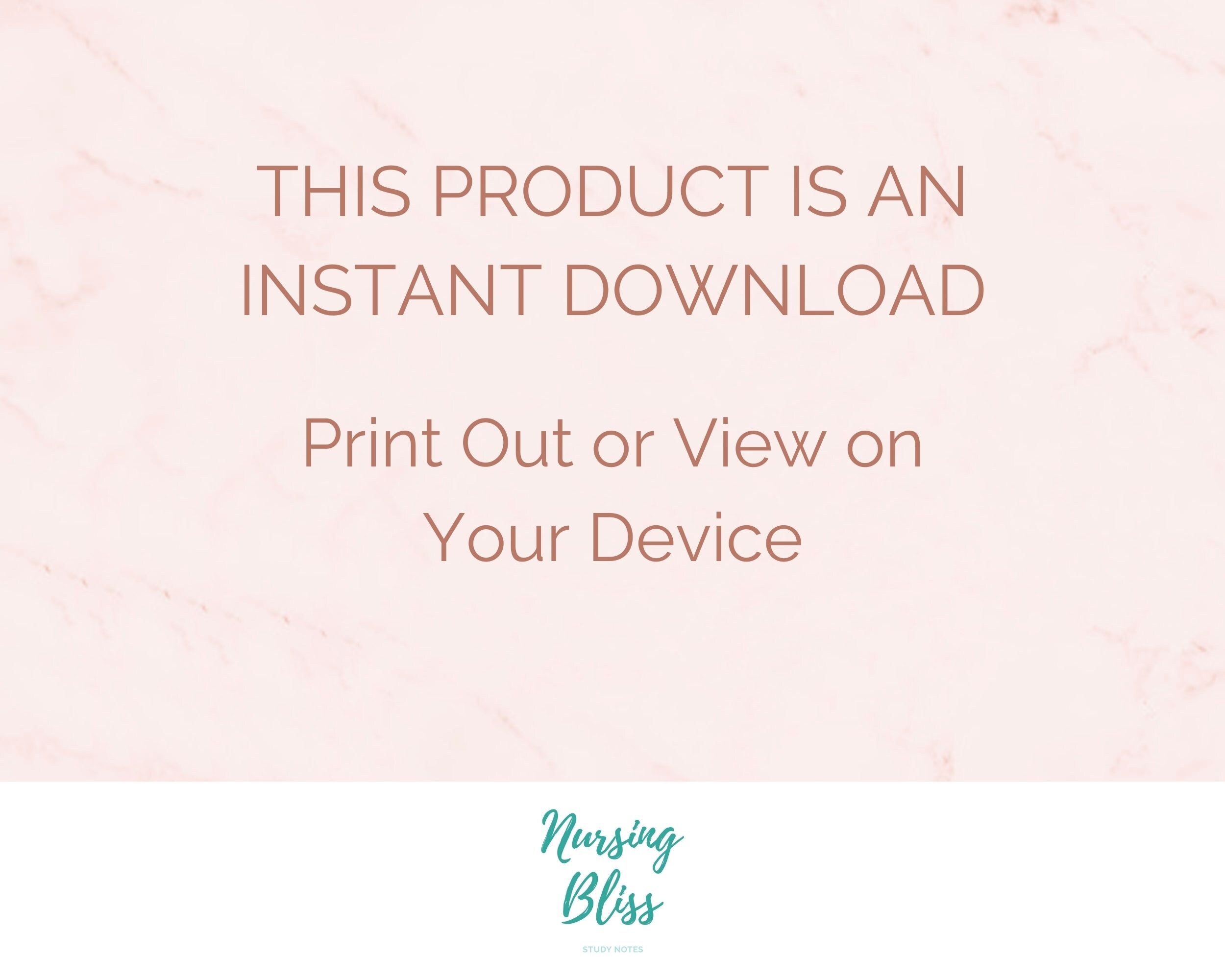 Nursing Pharmacology Cardio Meds Bundle | Nursing Study Guide | 14 Drug ...