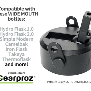 Hydroflask Straw Lid and Handle, Hydrocord 6-piece Kit: Paracord Strap ...