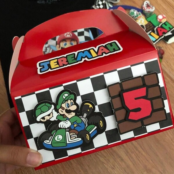 Mario Kart Favor Toppers - Etsy