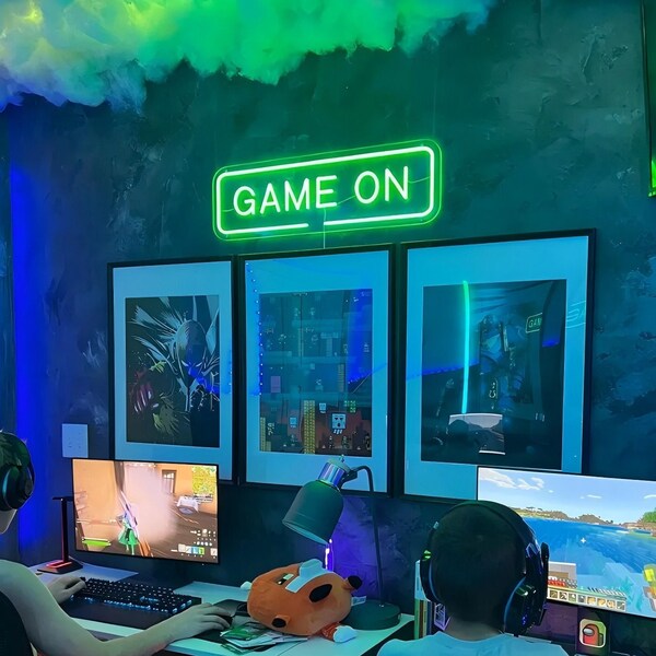Neon Gamer Sign - Etsy