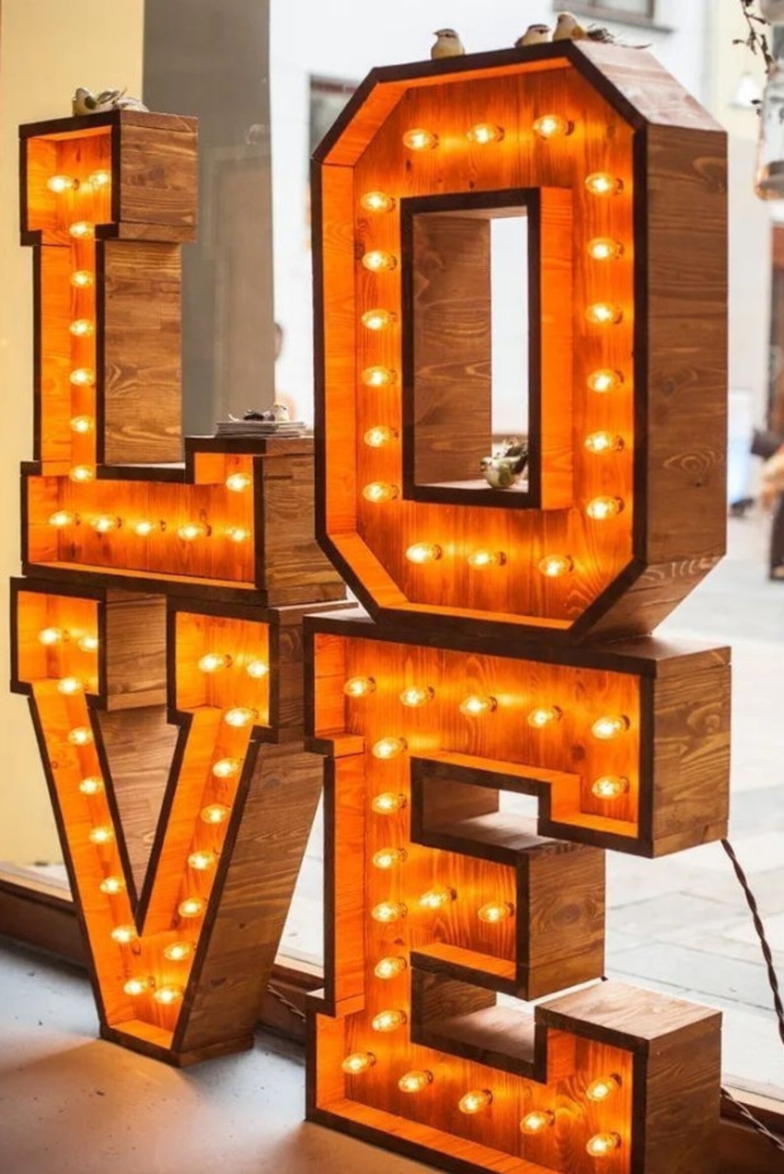 Wedding Love Sign Letter,custom Rust Bronze Metal Light up Marquee ...