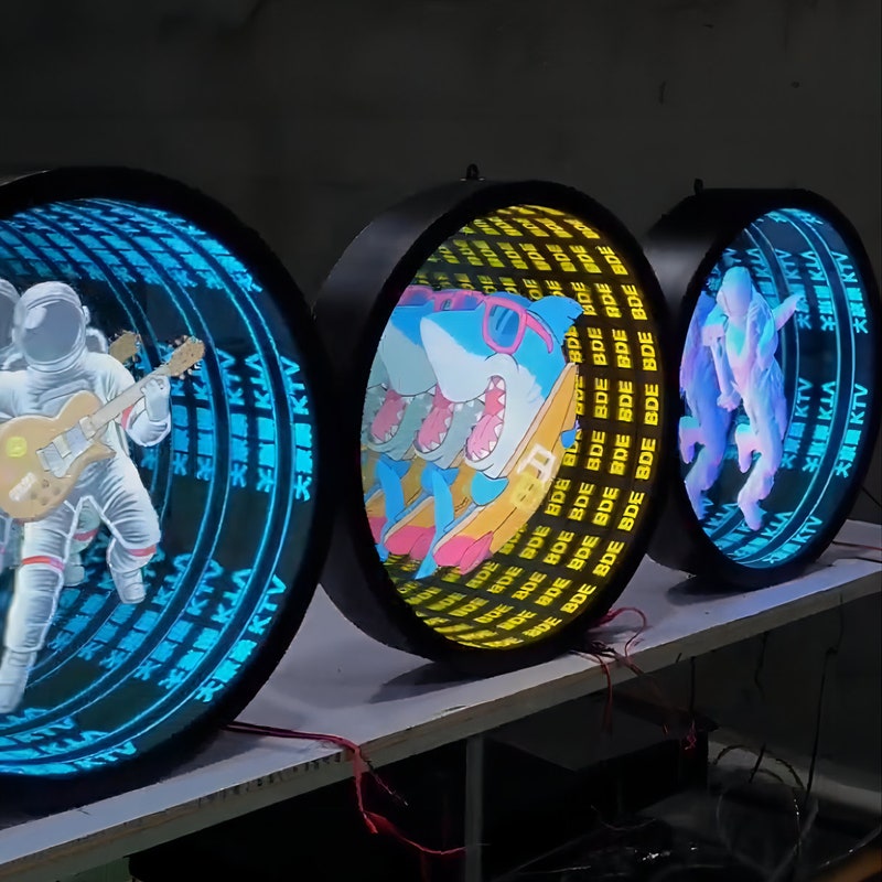 Infinity Mirror Table - Etsy