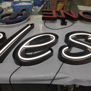 Custom Large Business Neon Sign,custom Metal Neon Sign,large Neon ...