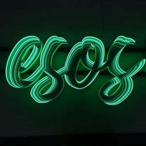 Custom Infinity Mirror Letter Number,custom Light up Business Logo ...