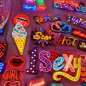 Monopoly Cash Neon Sign, UV Print Acrylic Led Neon Sign, Monopoly With ...