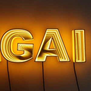 Custom Infinity Mirror LED Track Channel Letters&number,custom Infinity ...