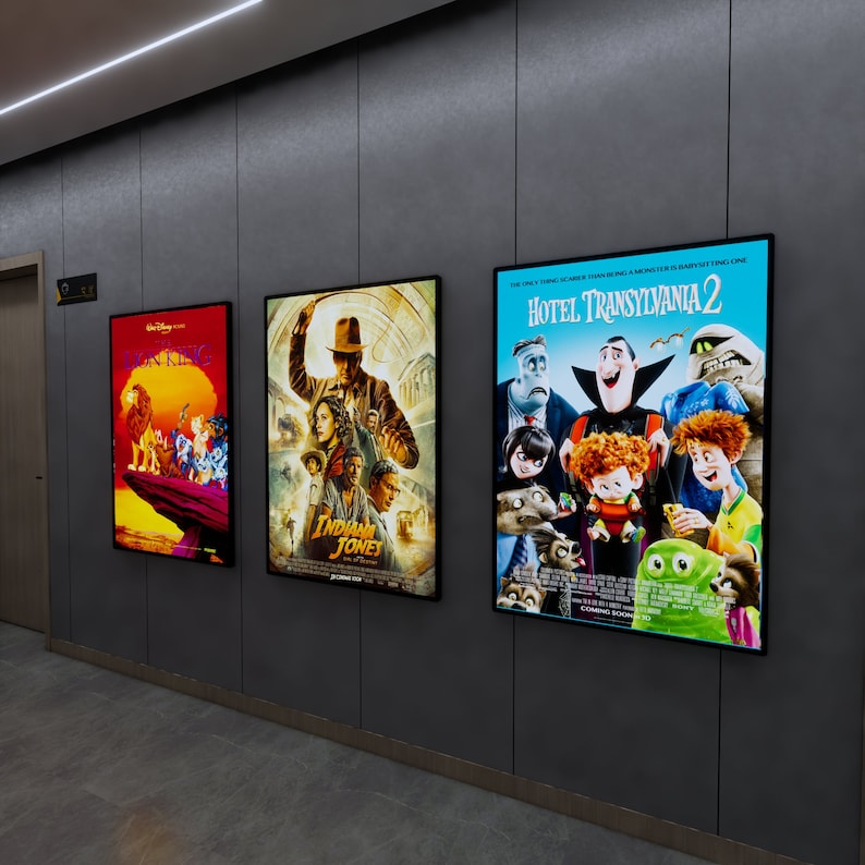 Led Poster Frame Light Box,custom Ultra-thin LED Light,custom Movie ...
