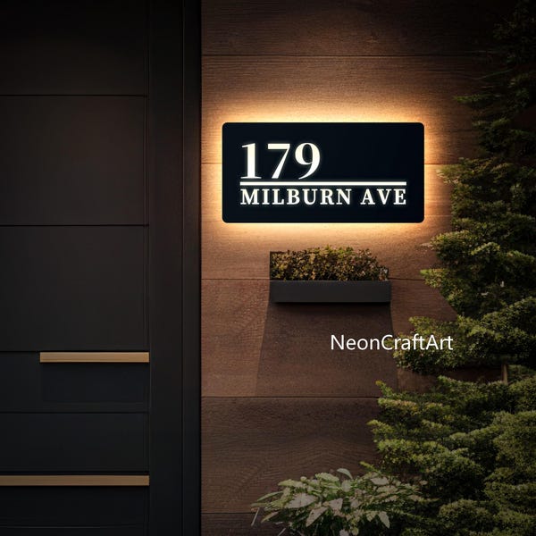 Led House Number - Etsy