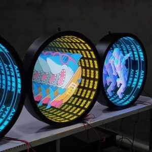 Personalized LED 3D Logo Infinity Mirror Display,handcrafted Infinity ...