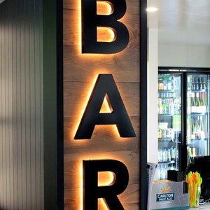LED Backlit Sign | Custom Illuminated Sign | Personalized Logo Sign ...