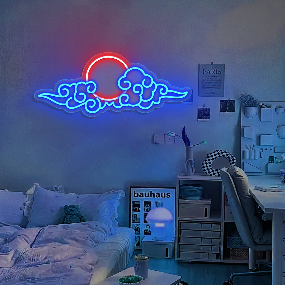 Cloud Sunset Neon Sign Decor, Sun Cloud Led Neon Sign,game ROOM Neon ...