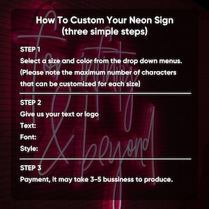 Custom Acrylic Neon Number Letter,custom Large Business Neon Sign,3d ...