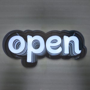 Custom 3D Open Infinity Neon Mirror,custom Infinity Mirror Led Light ...