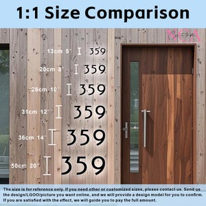 Custom LED House Numbers - Custom Backlit Address Sign -solar ...