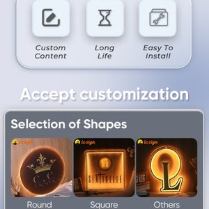 Custom Acrylic Business Logo Sign,custom Light up Sign,3d Round ...