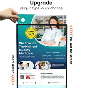 Led Poster Frame Light Box,custom Ultra-thin LED Light,custom Movie ...