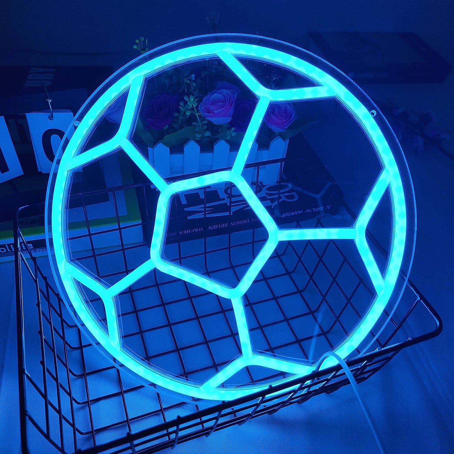 Soccer Neon Sign for Bedroom Neon Soccer Ball Sign Soccer Neon - Etsy