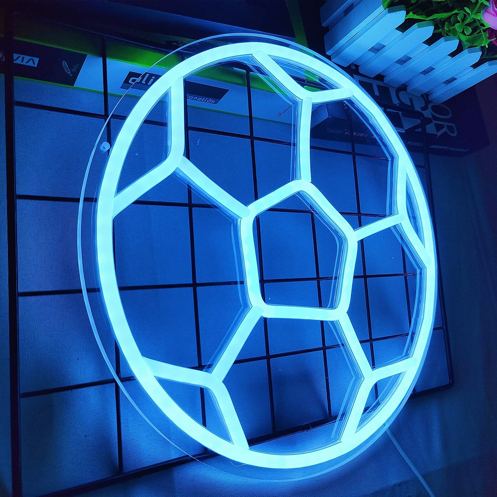 Soccer Neon Sign for Bedroom Neon Soccer Ball Sign Soccer Neon - Etsy