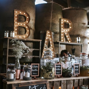 Custom Metal Vintage Light up Marquee Sign,custom Business Illuminated ...