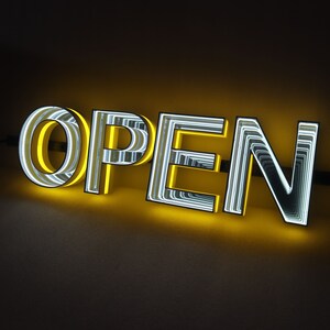 Custom Infinity Mirror LED Track Channel Letters (letters & Numbers ...